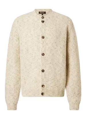 Loro Piana Wool And Cashmere-blend Cardigan - Beige