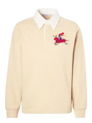 BURBERRY Ekd Cotton Polo Sweater