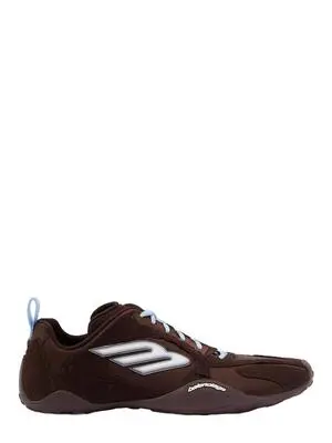 Balenciaga Monday Ultra Corduroy-trimmed Sneakers - Brown