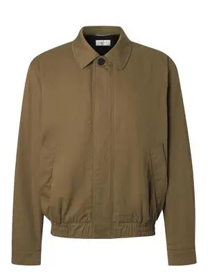 Saint Laurent Cotton Blouson Jacket - Brown
