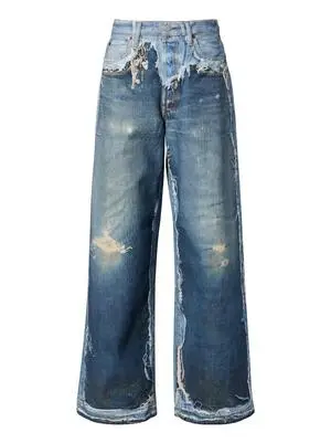 Acne Studios 1981 Trompe L'oeil Wide-leg Jeans - Blue