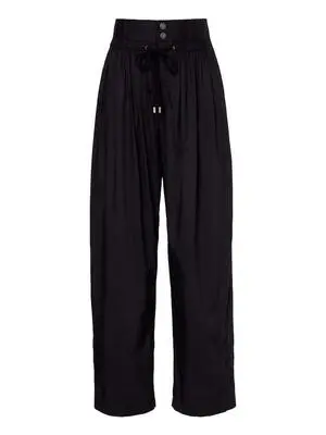 Isabel Marant Inaya High-rise Wide-leg Pants - Black