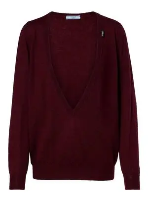 Prada Cashmere Sweater - Burgundy