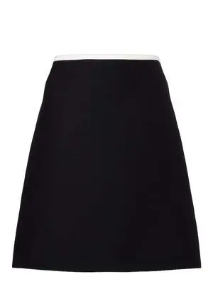 Valentino Garavani Crepe Couture Miniskirt - Black