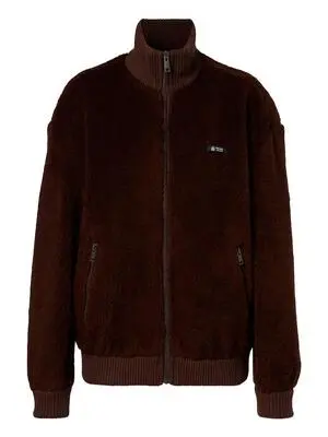 Prada Wool-blend Fleece Jacket - Brown