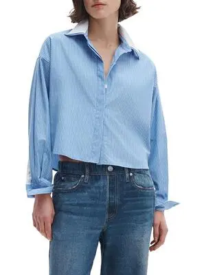 RAG & BONE Striped Cotton Button-Up Shirt