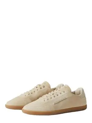 Zegna 232 Suede Sneaker - White