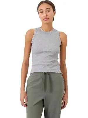 PACT Perfect Rib Layering Tank - Heather Grey