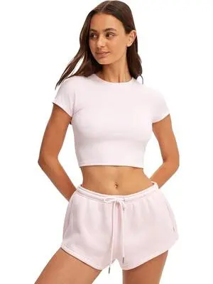 Cotton:on Active Ultra Soft Cropped Fitted T-shirt - Cherry Dream