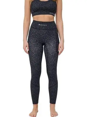 OOSC Infinite High Waisted Leggings - Black Leopard
