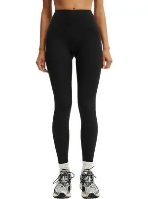 Cotton:on Active Ultra Soft Contour Full Length Tight - Black