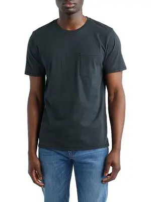Rag & Bone Classic Fit Garment Dye Pocket T-shirt - Black