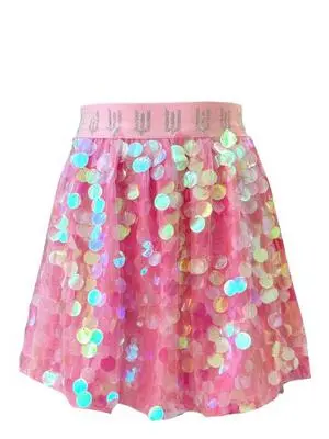LOLA + THE BOYS Sequin Skirt - Pink