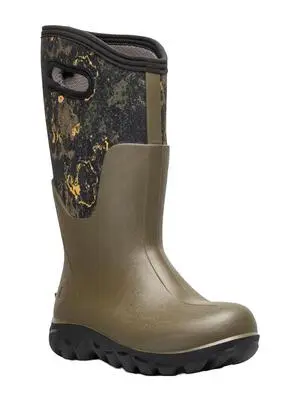 Bogs Classic Seamless Tall Rain Boots Olive Multi
