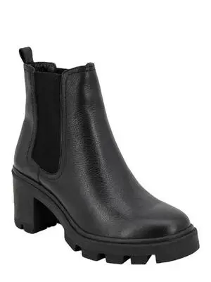 Splendid Marion Block Heel Chelsea Boot Black