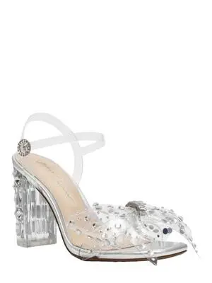 Betsey Johnson Pratt Ankle Strap Sandal - Silver