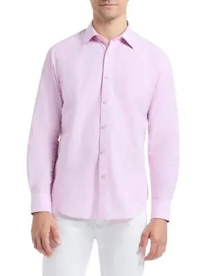 Robert Graham Avondale Cotton Button-up Shirt - Light Pink