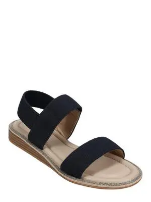 Vaneli Bordy Slingback Sandal Navy