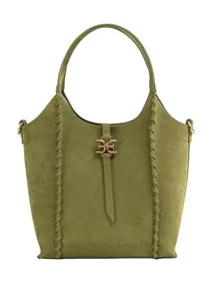 Sam Edelman Mini Leather Crossbody Bag - Pistachio