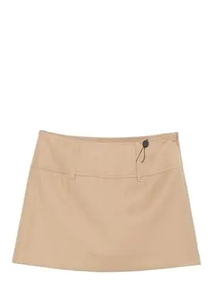DUNST Mini Skirt - Beige