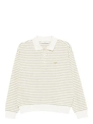 DUNST Striped Cotton Polo Shirt