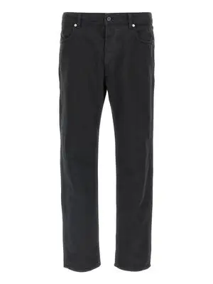 Stone Island Denim Cotton Jeans - Black