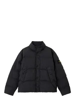 Stone Island Crinkle Reps Ny Down Jacket - Black