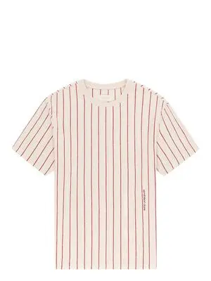 Aimé Leon Dore Pinstripe Tee - Cream