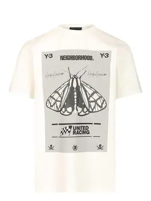 Y3 Nbhd Graphic Tee - White