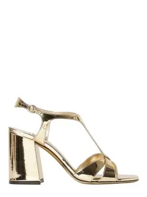 JIMMY CHOO Heeled Sandal - Gold