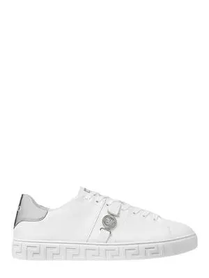 Versace Greca Leather Sneaker - White