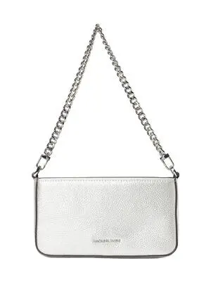 Michael Kors Mini Baguette With Chain Strap - Silver