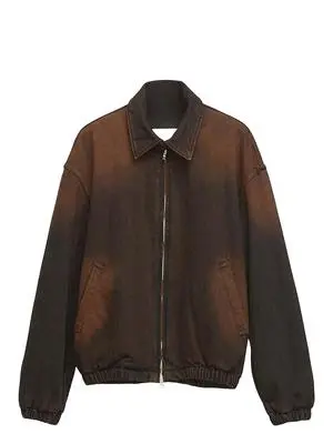 SONG FOR THE MUTE Padded Zip-up Jacket - Brown