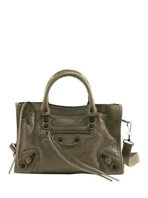 Balenciaga Le City Shoulder Bag - Green