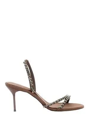 Paris Texas Heeled Sandal - Grey