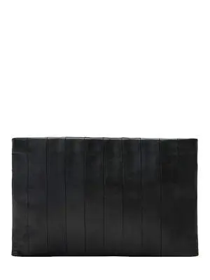 ALLSAINTS Panel Leather Clutch - Black