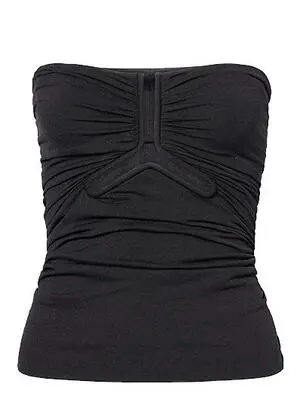 Rick Owens Alannah Cut-out Bustier Top - Black
