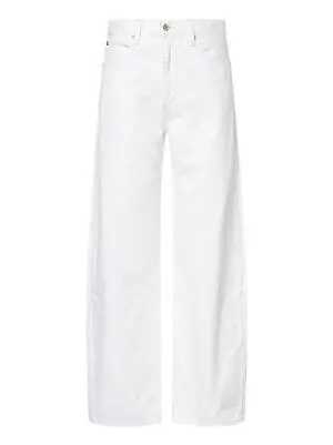 FRAME The Bow Barrel-leg Denim Jeans - Au Natural Clean