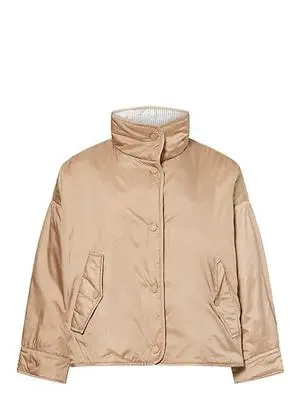 Max Mara Smalto Padded Shell Jacket - Hazelnut Brown