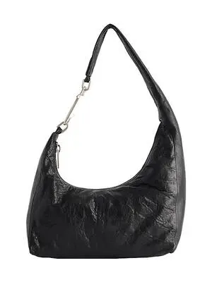 Rick Owens Gemini Small Woven Shoulder Bag - Black