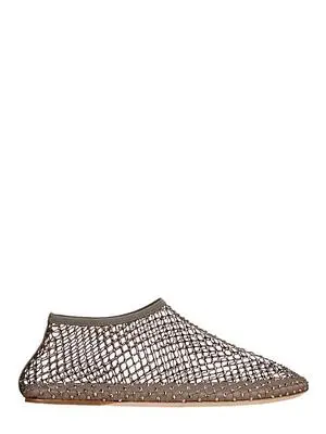 Christopher Esber Minette Mesh Ballet Flats - Taupe