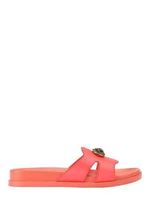 Kurt Geiger Chelsea Faux-leather Slides - Orange