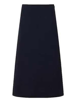 Marni A-line Wool Crêpe Midi Skirt - 00b99