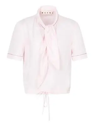 Marni Neck-tie Woven Blouse - 00c02