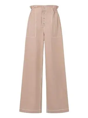 Marni Paperbag-waist Straight-leg Trousers - 00w25