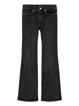 ALLSAINTS Ember Bootcut Stretch-denim Jeans - Washed Black