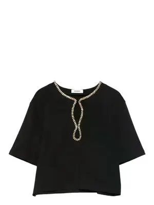 Sandro Short-sleeve Top - Black