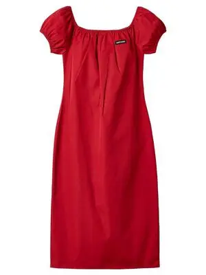 Miu Miu Poplin Dress - Red