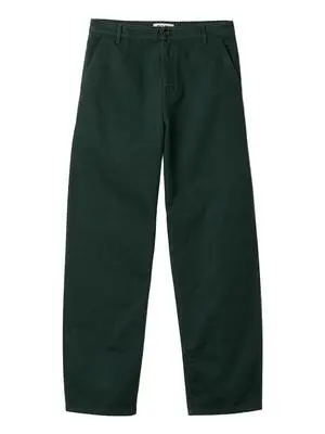 Miu Miu Garment-dyed Gabardine Pants - Bottle Green