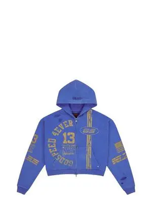 GODSPEED Roadster Zip Hoodie - Blue/yellow